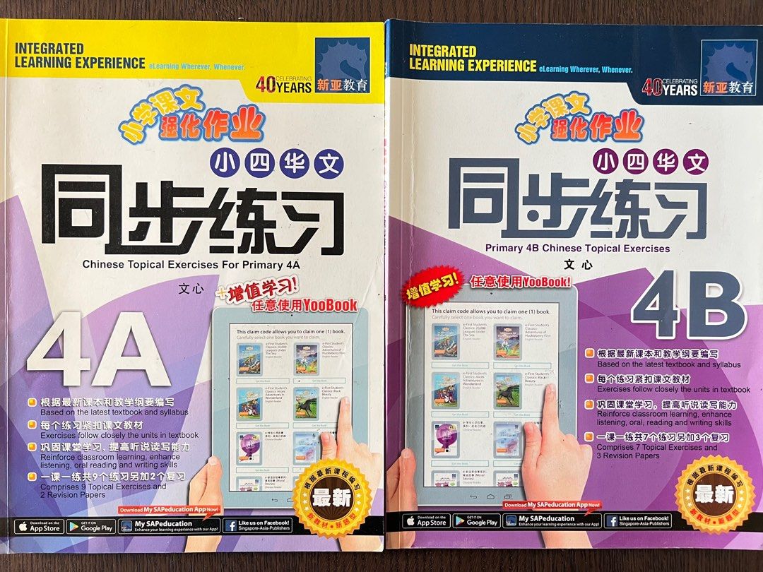 P4 Chinese Topical Exercises 4A 4B, Hobbies & Toys, Books & Magazines ...