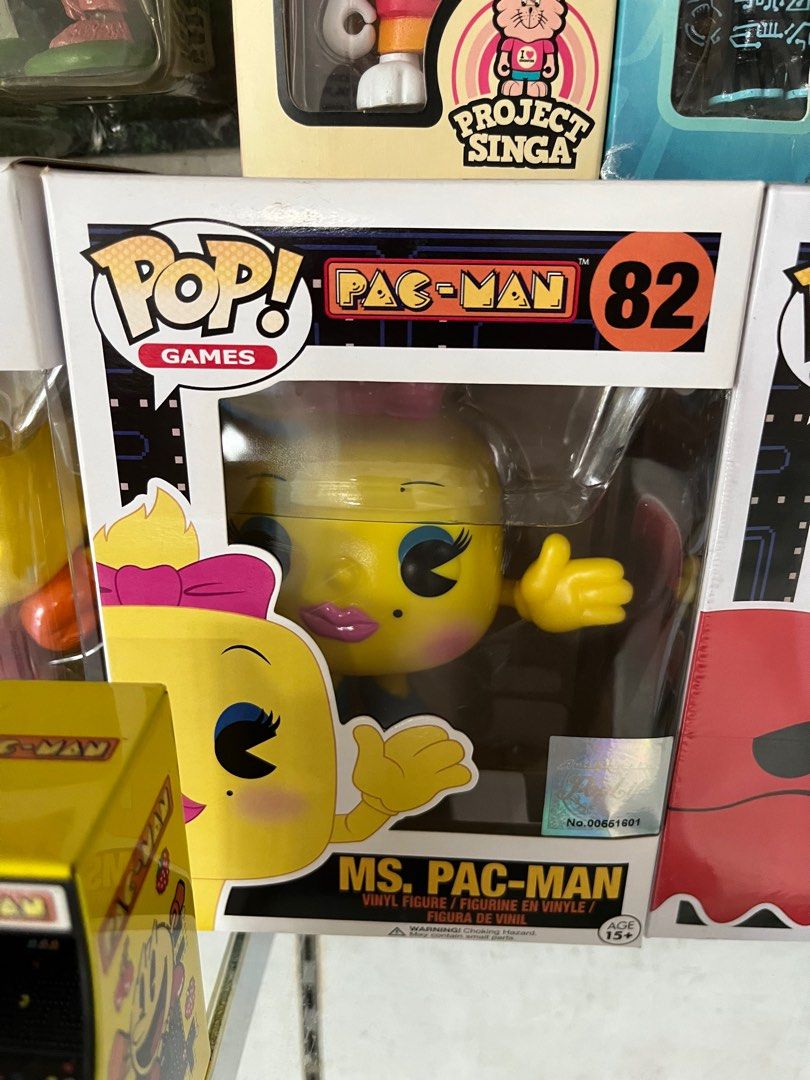 Pac Man funko pop (7 pieces), Hobbies & Toys, Toys & Games on Carousell