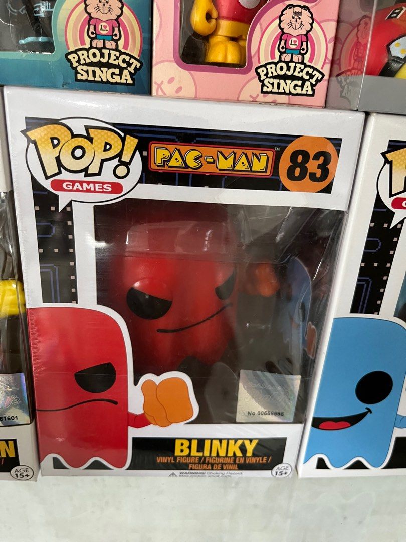 Pac Man funko pop (7 pieces), Hobbies & Toys, Toys & Games on Carousell