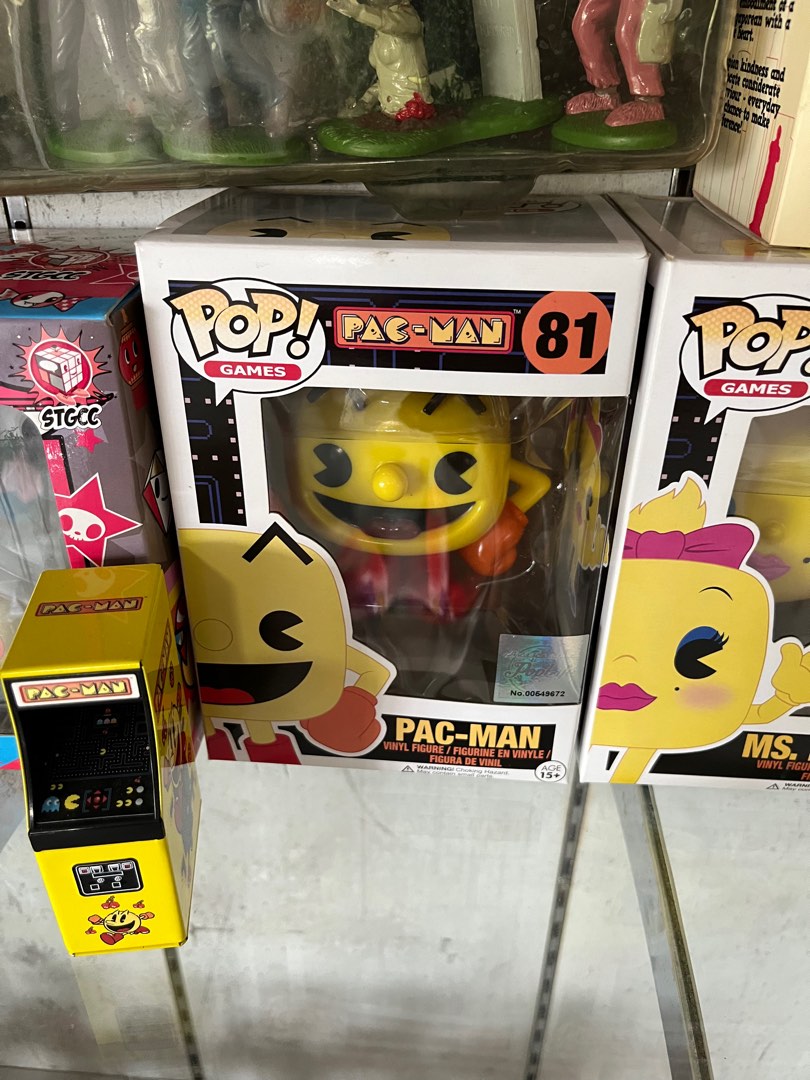 Pac Man funko pop (7 pieces), Hobbies & Toys, Toys & Games on Carousell