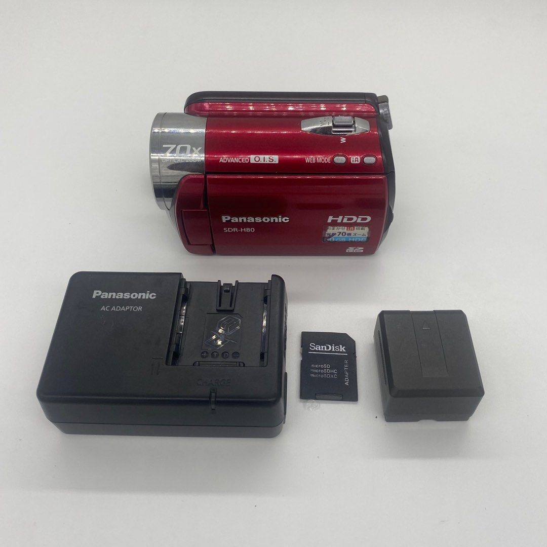 Panasonic SDR H80 (RARE) Camcorder, Photography, Video Cameras on Carousell