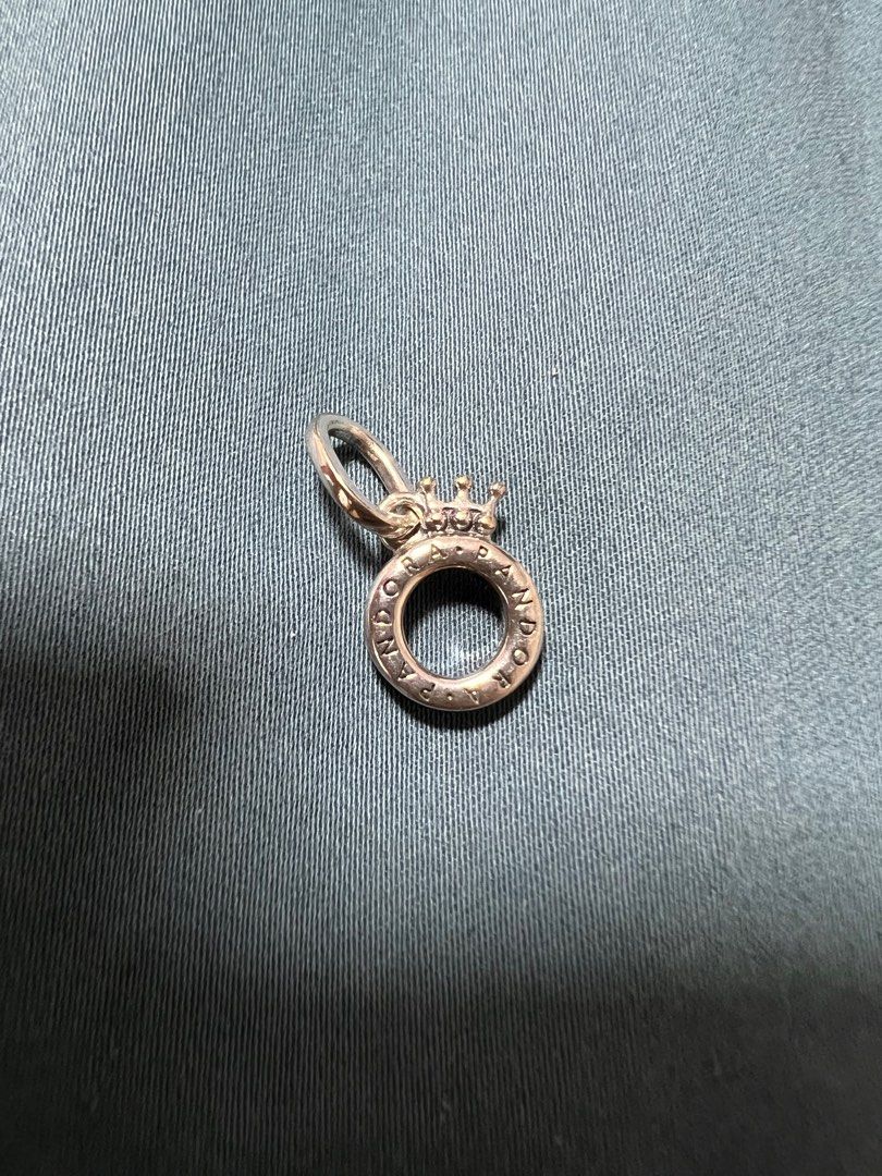 Pandora Logo & Crown O Pendant, Women's Fashion, Jewelry & Organisers ...