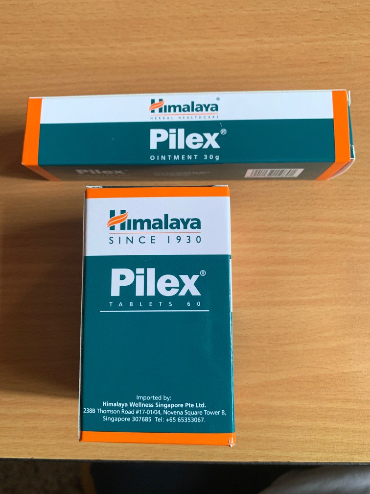Pilex tablet (60’s) and ointment (30g), Health & Nutrition, Health ...