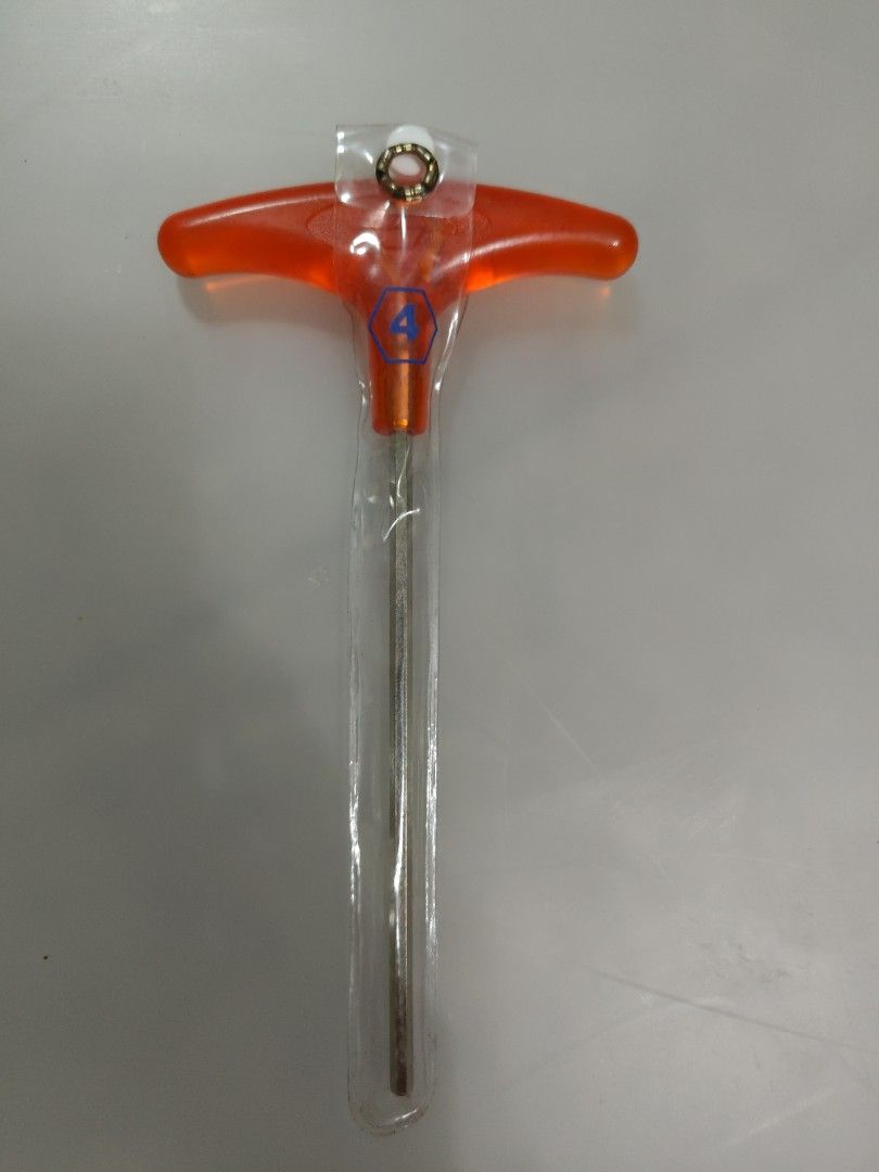 PLASTIC T-HANDLE HEX KEY #4, Furniture & Home Living, Home Improvement ...