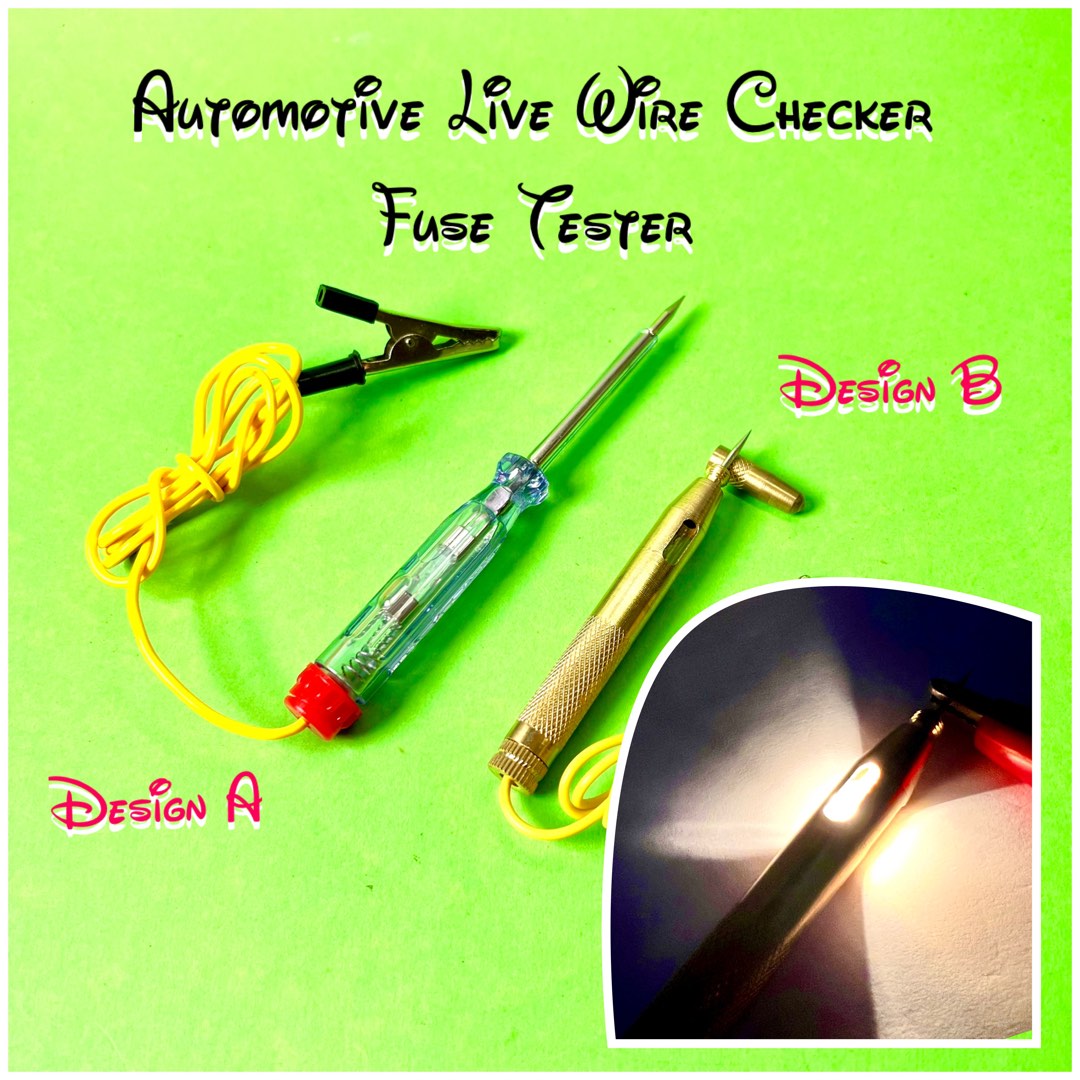 Pocket Size DIY Fuse Checker Automotive Electrical Fuse Circuits ...