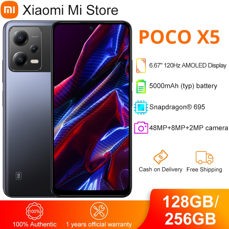 POCO X5 5G Smartphone 128GB/256GB 6.67"120Hz AMOLED DotDisplay ...