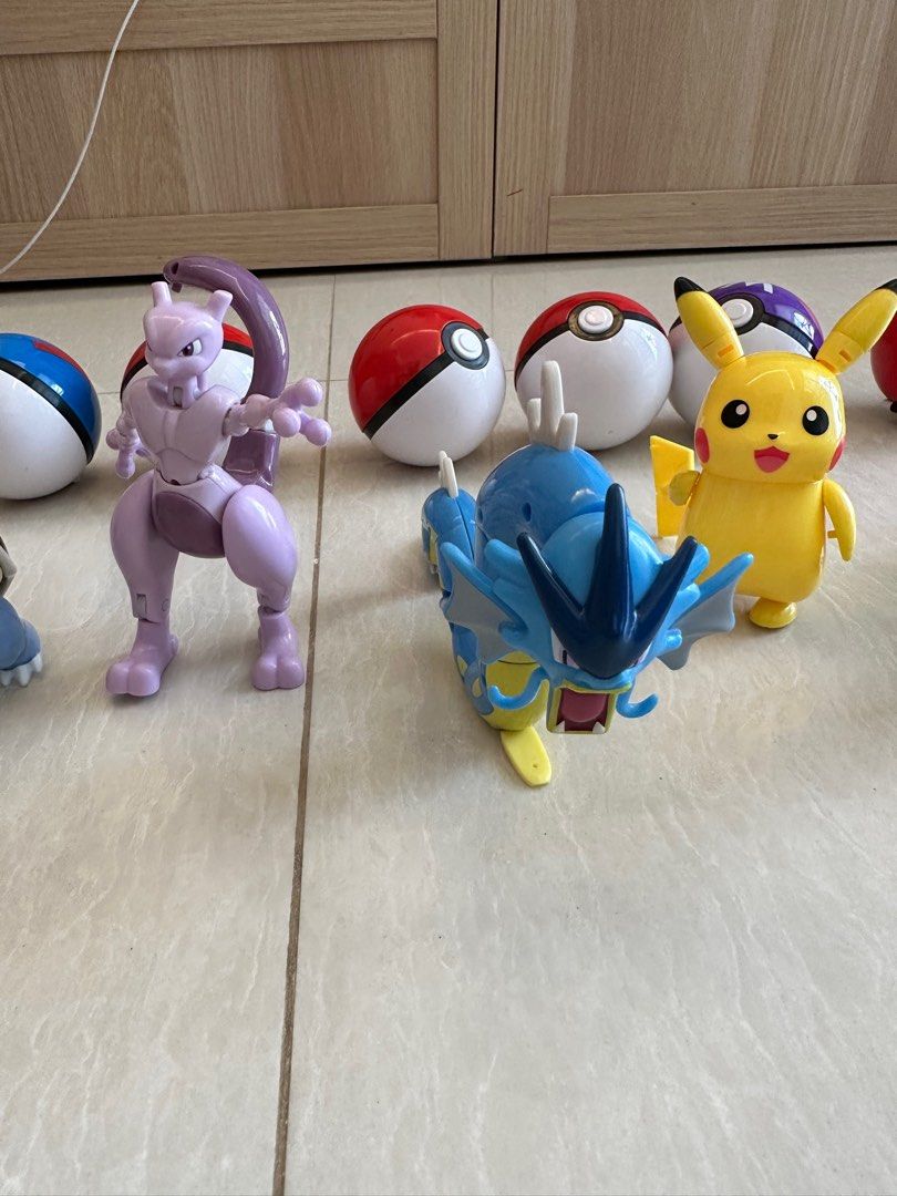 POKÉMON CHARACTERS AND BALLS, Hobbies & Toys, Toys & Games on Carousell
