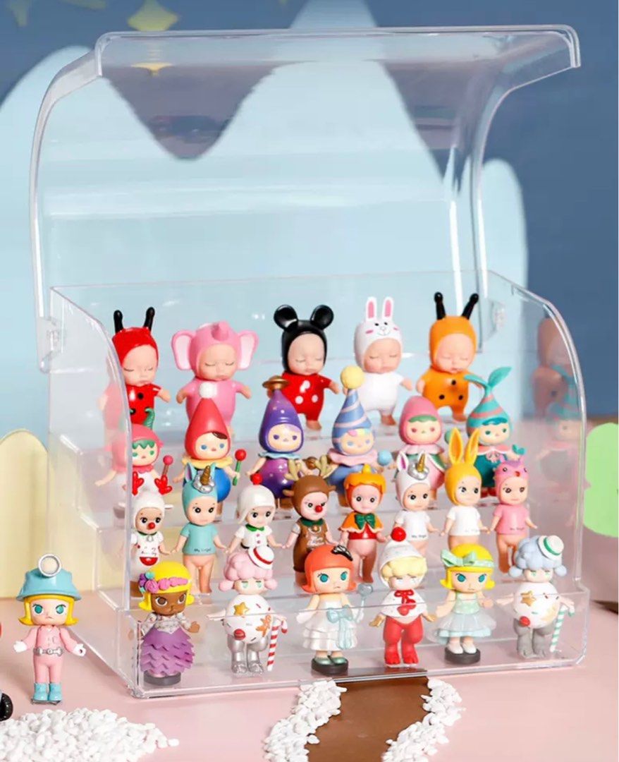 POPMART Figurine Display Storage Case (Dimoo, Molly, SKULLPANDA ...