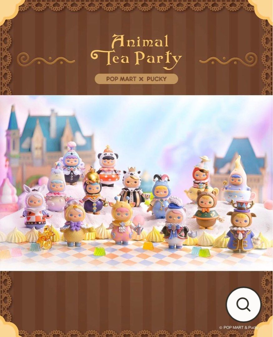 Popmart Pucky Baby Animal Tea Party Series, Hobbies & Toys, Toys ...