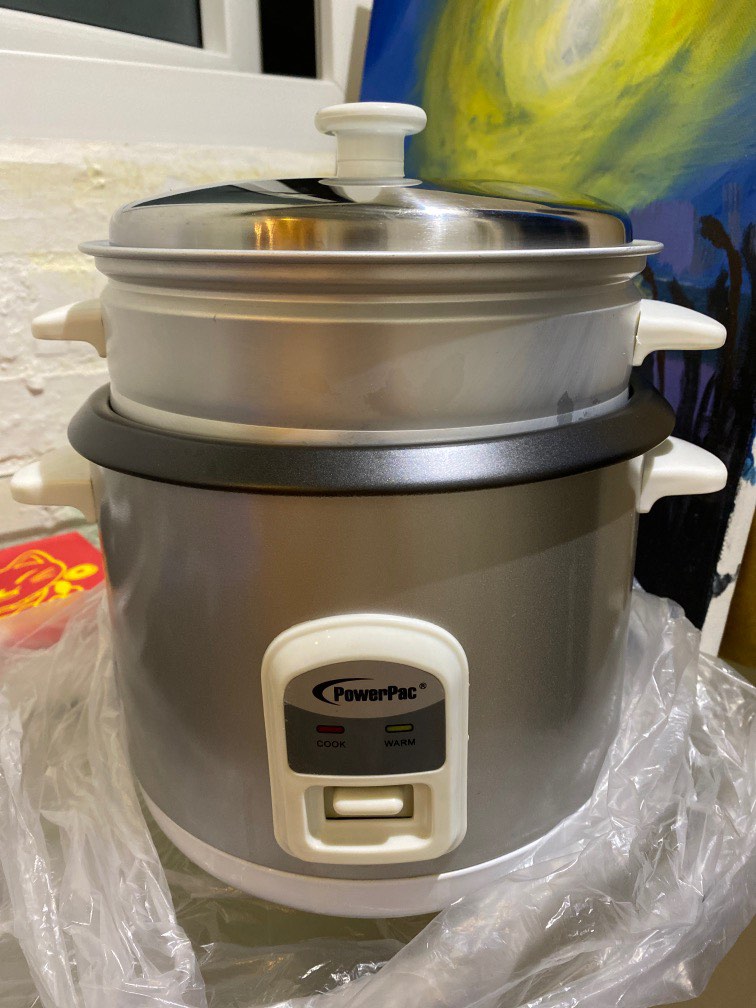 PowerPac premium 1l rice cooker ( with steamer), TV & Home Appliances ...