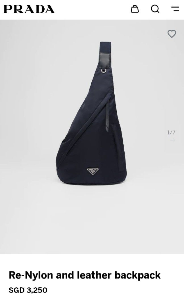 PRADA Mens sling bag, Women's Fashion, Bags & Wallets, Cross-body Bags ...