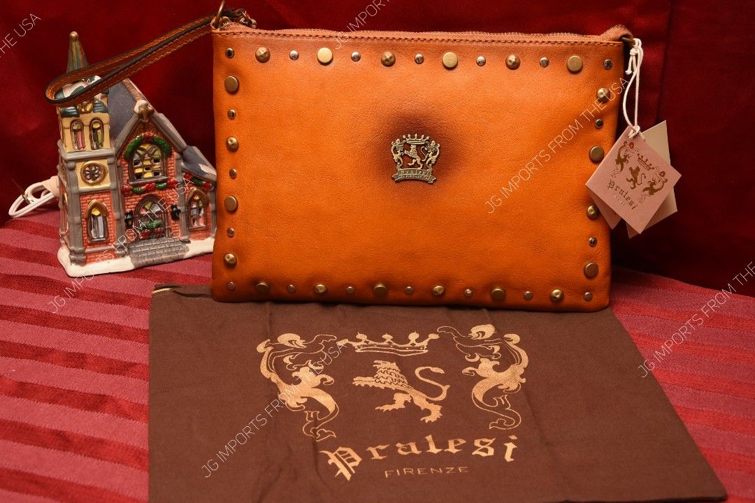 Pratesi Firenze Genuine leather crossbody bag made in italy, Luxury ...