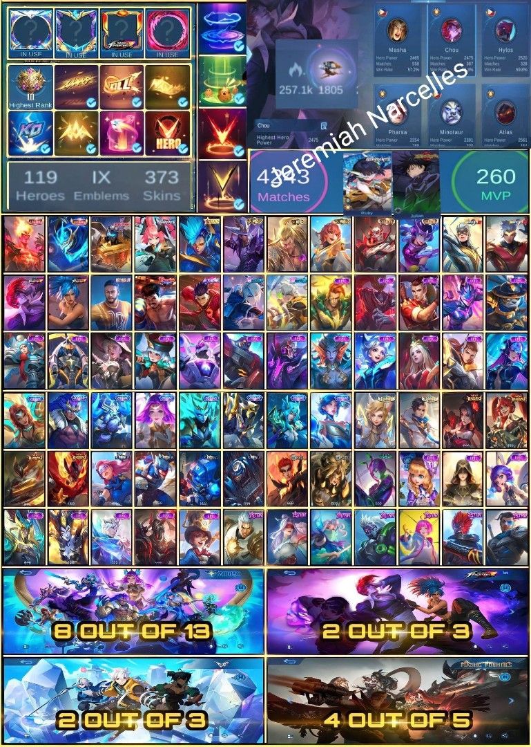 Premium MLBB Account, Video Gaming, Video Games, Others on Carousell