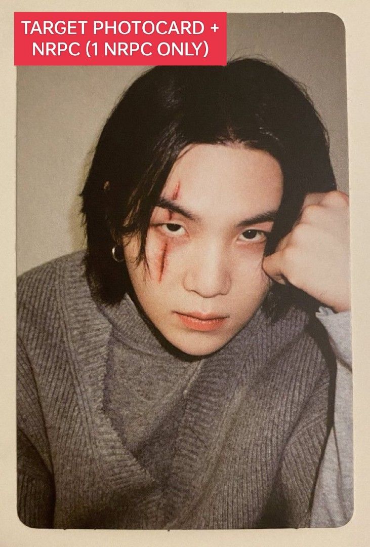 [PRE-ORDER] OFFICIAL BTS AGUST D D-DAY WALMART & TARGET PHOTOCARD WITH ...