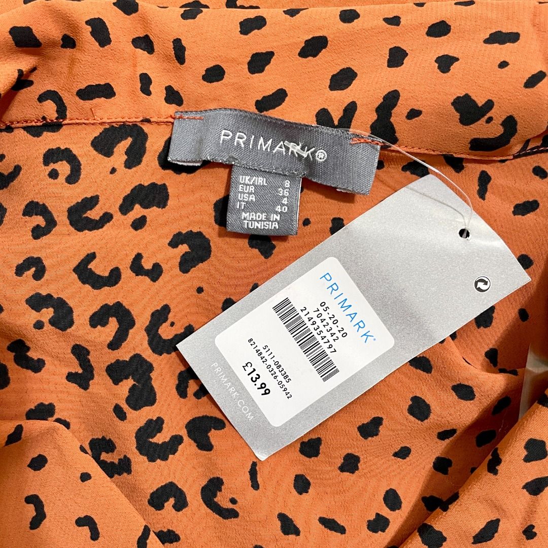 Primak Leopard Print Top, Women's Fashion, Tops, Blouses on Carousell