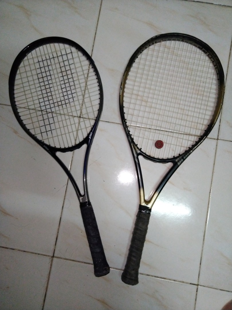 Prince Graphite Comp XB Mid Plus & Prince Graphite Thunder Stick Tennis ...