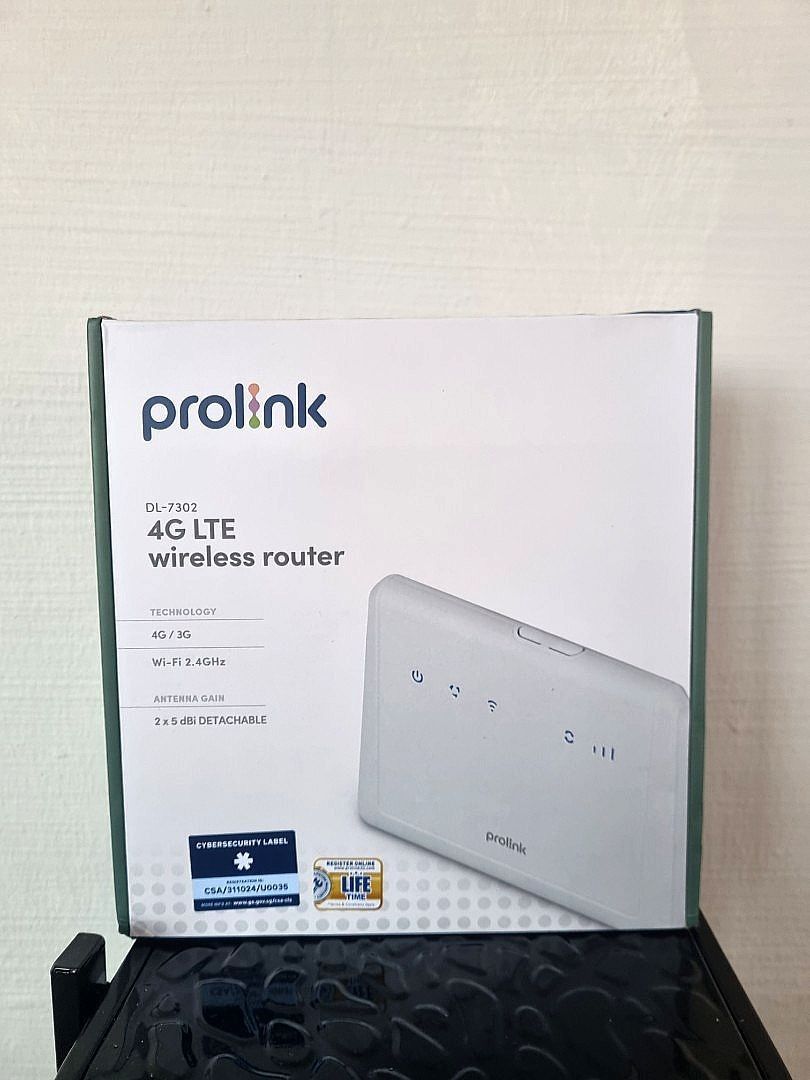 Prolink DL-7302 LTE Wi-Fi Home 4G Router with Sim slot, Computers ...