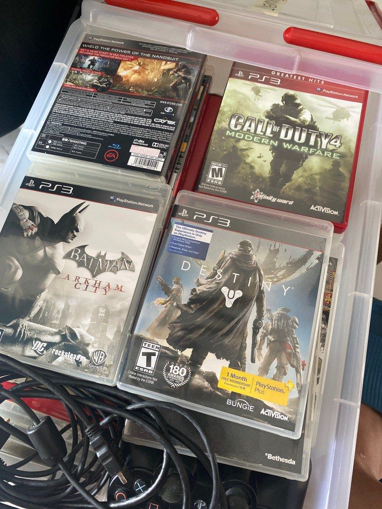 PS3 with assortment of games, Video Gaming, Video Game Consoles ...