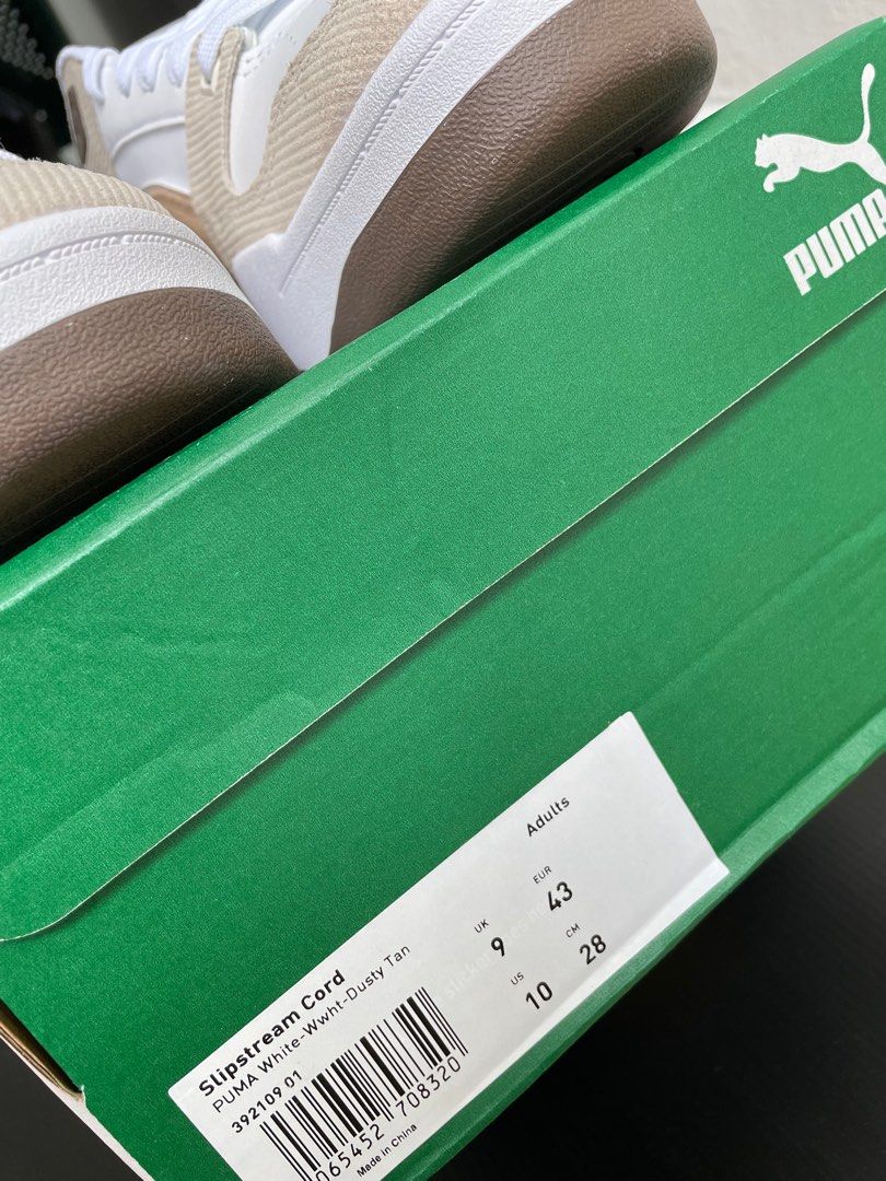 PUMA slipstream - White Wwht Dusty Tan, Men's Fashion, Footwear ...