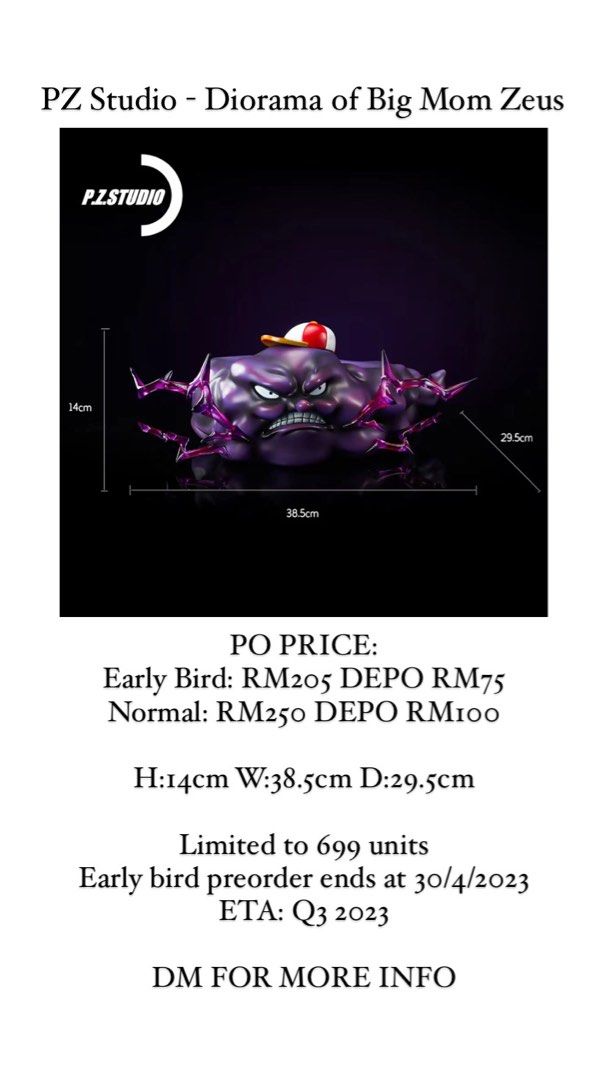 PZ Studio - Diorama of Big Mom Zeus, Hobbies & Toys, Toys & Games on ...