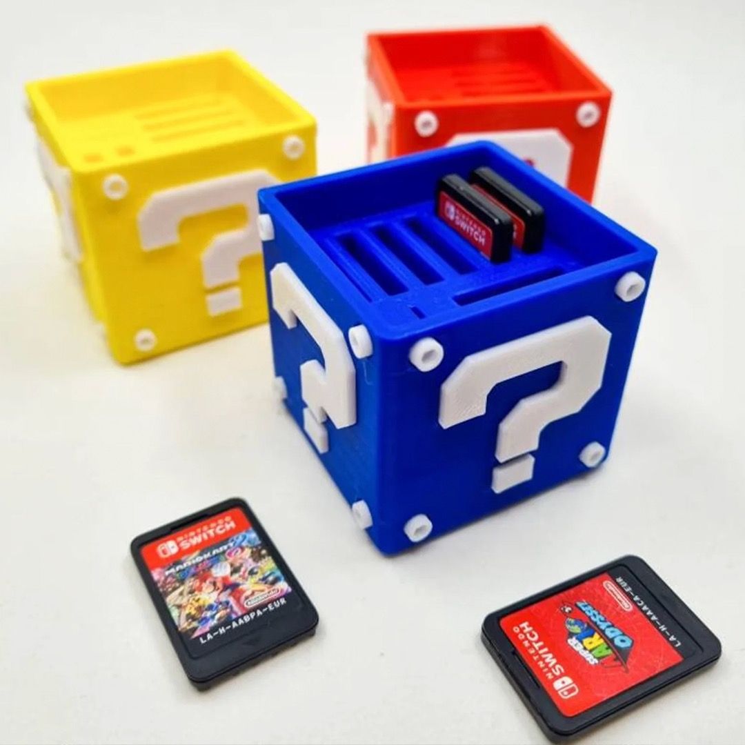 Question Block Switch Cartridge Case, Video Gaming, Gaming Accessories ...