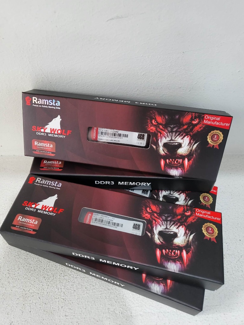 Ramsta 4GB DDR3 1600Mhz Memory, Computers & Tech, Parts & Accessories ...