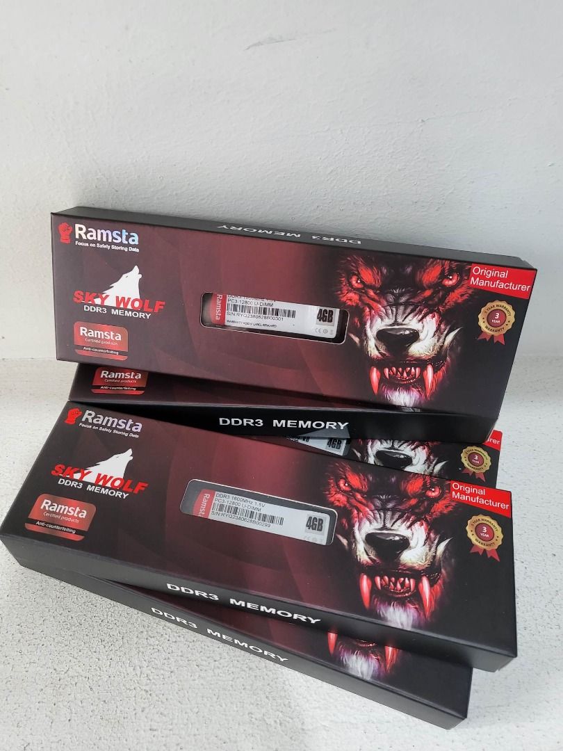 Ramsta 4GB DDR3 1600Mhz Memory, Computers & Tech, Parts & Accessories ...