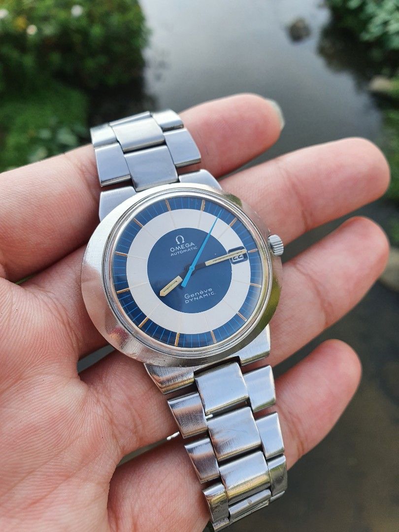 Rare! Serviced Omega Dynamic Genve vintage automatic Large oversized ...