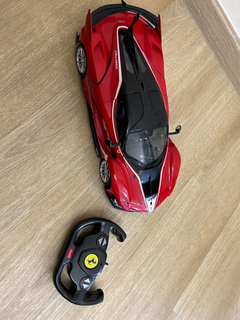 Rastar transforming RC car Free yellow McLaren and red Ferrari, Hobbies ...