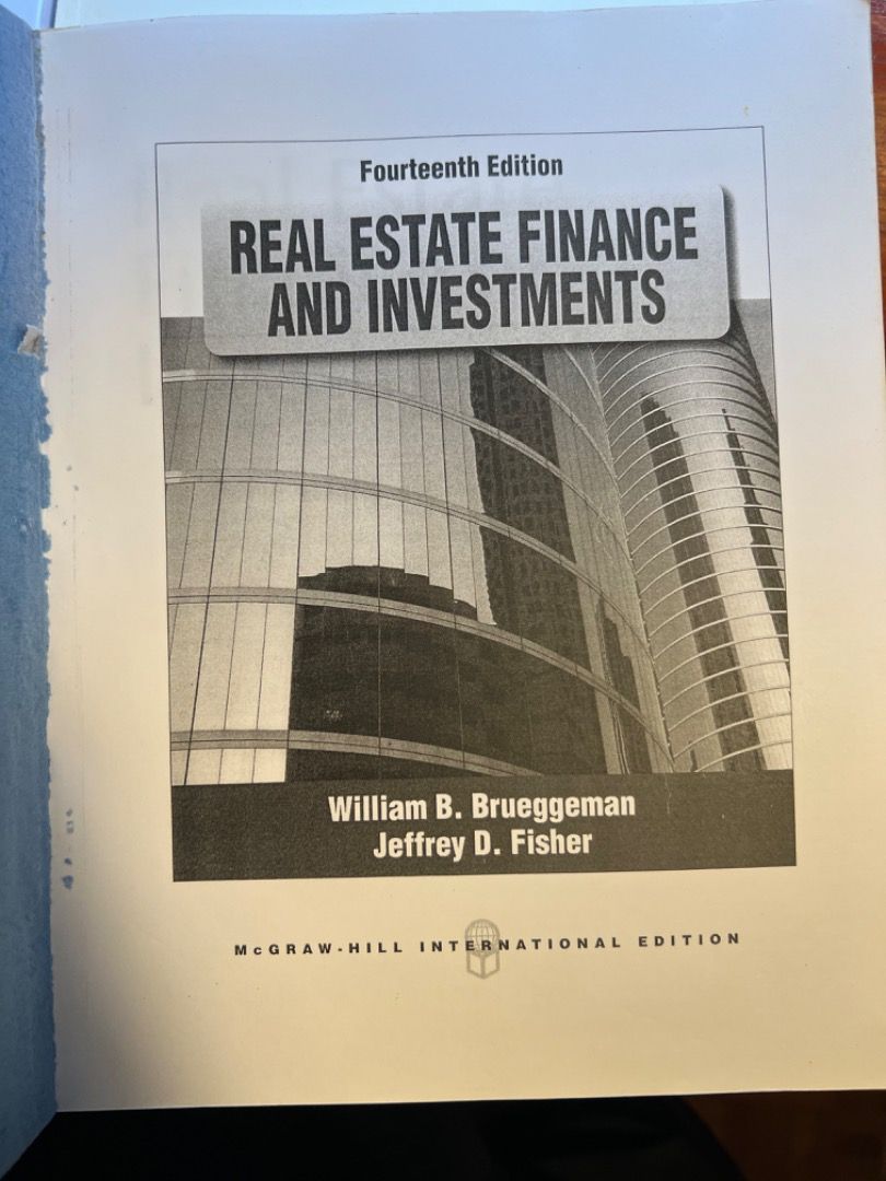 Real estate finance and investments (14th edition), Hobbies & Toys ...