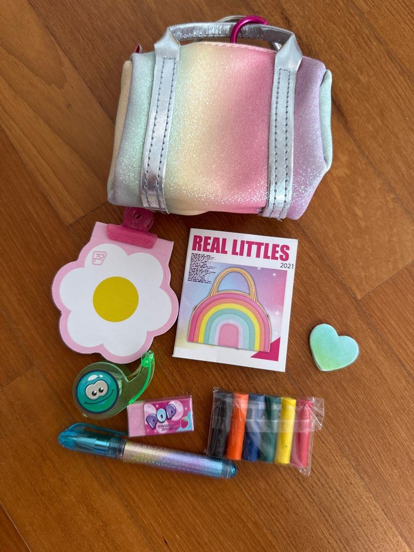 Real littles backpack with miniature accessories, Hobbies & Toys, Toys ...