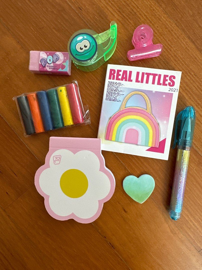 Real littles backpack with miniature accessories, Hobbies & Toys, Toys ...