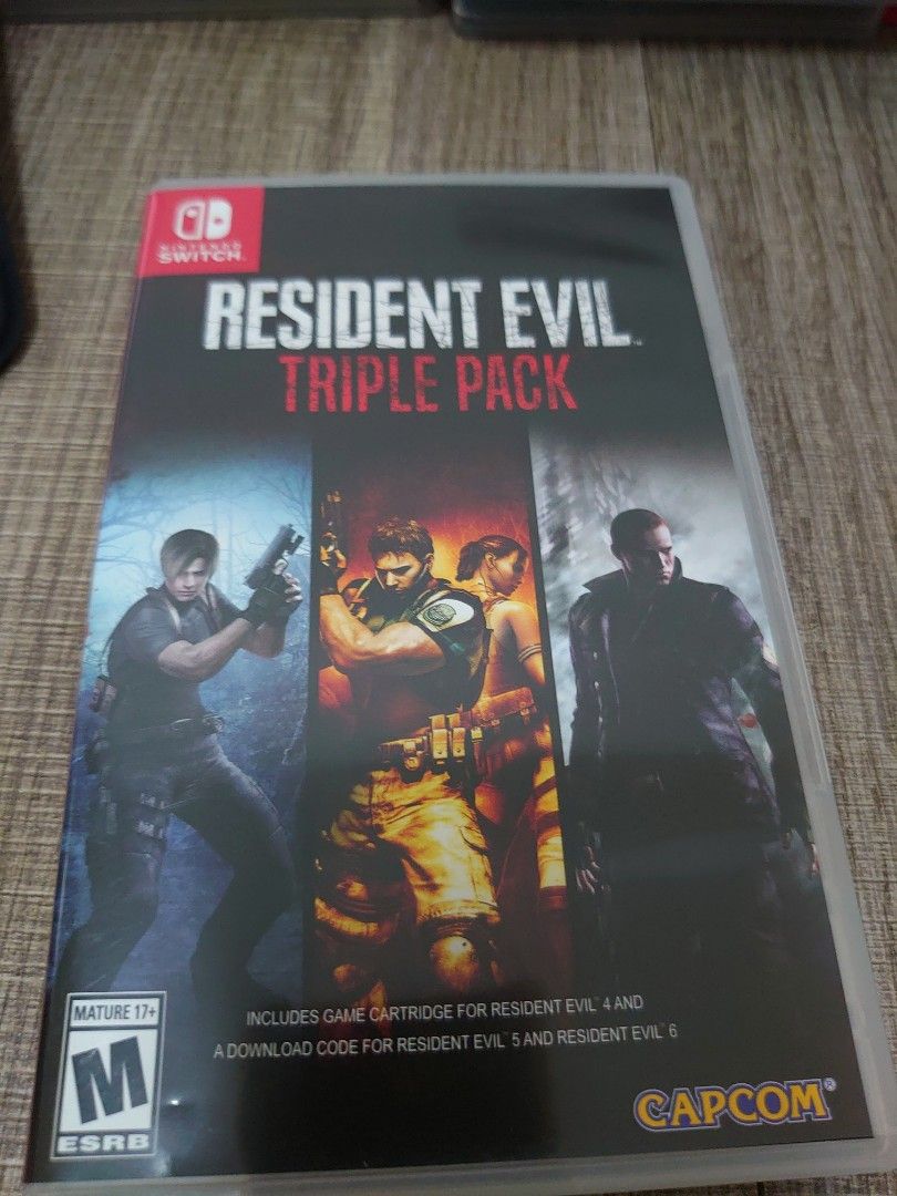 Resident evil triple pack, 電子遊戲, 電子遊戲, Nintendo 任天堂 - Carousell