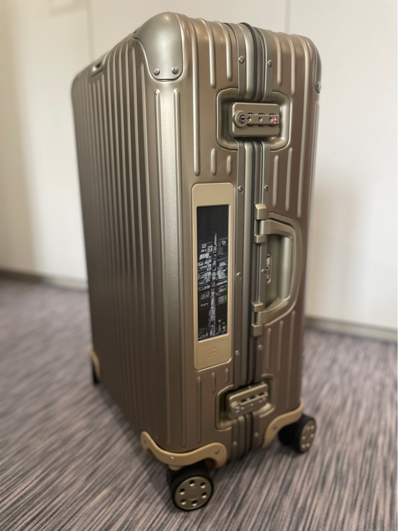 Rimowa Topas Titanium 67L E-Tag, Hobbies & Toys, Travel, Luggage on ...