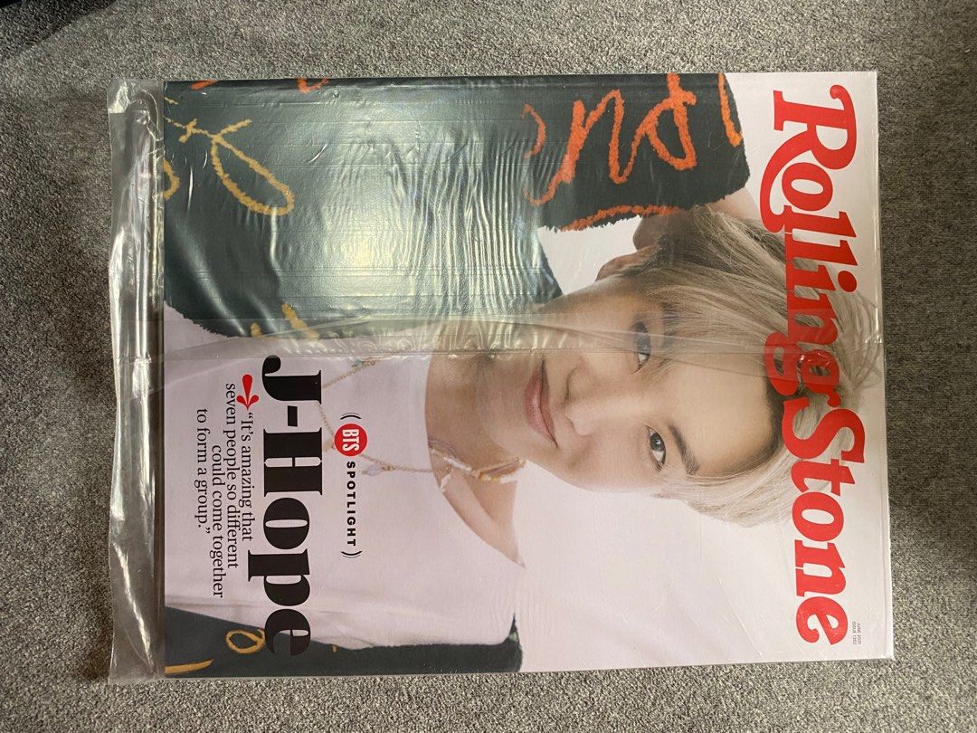 Rolling Stone BTS j-hope Cover, Hobbies & Toys, Memorabilia ...