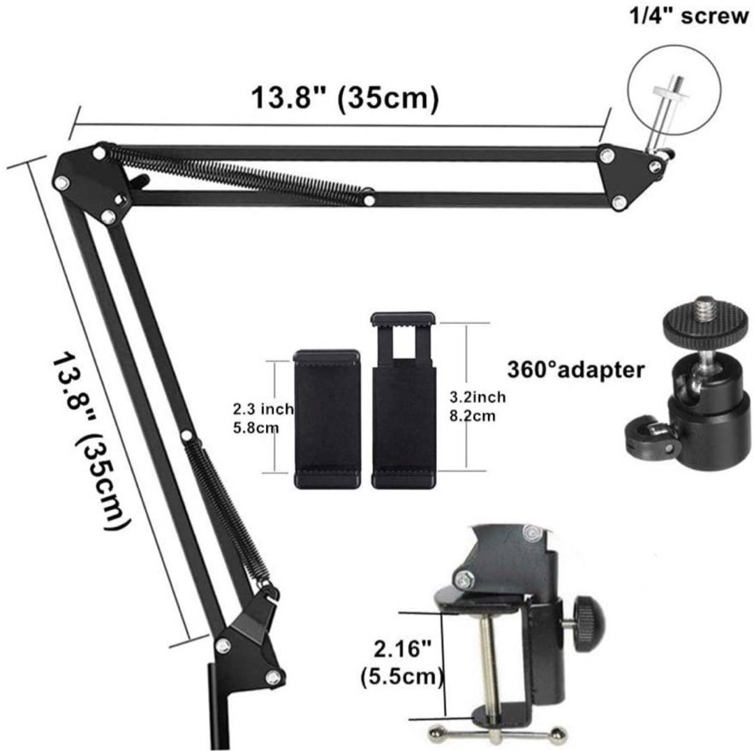 Rotating flexible desktop mobile phone holder fixed lazy holder ...