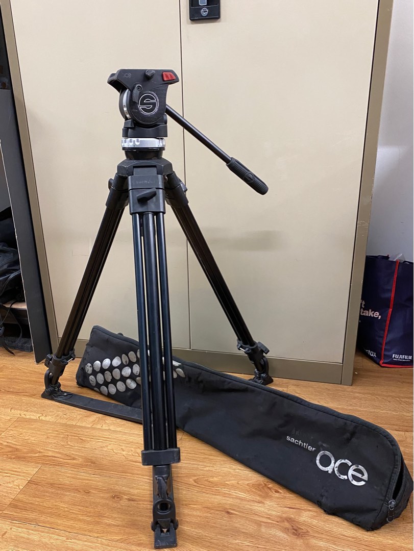 Sachtler Ace M GS Video Tripod with Fluid Head, Photography, Photography Accessories, Tripods ...