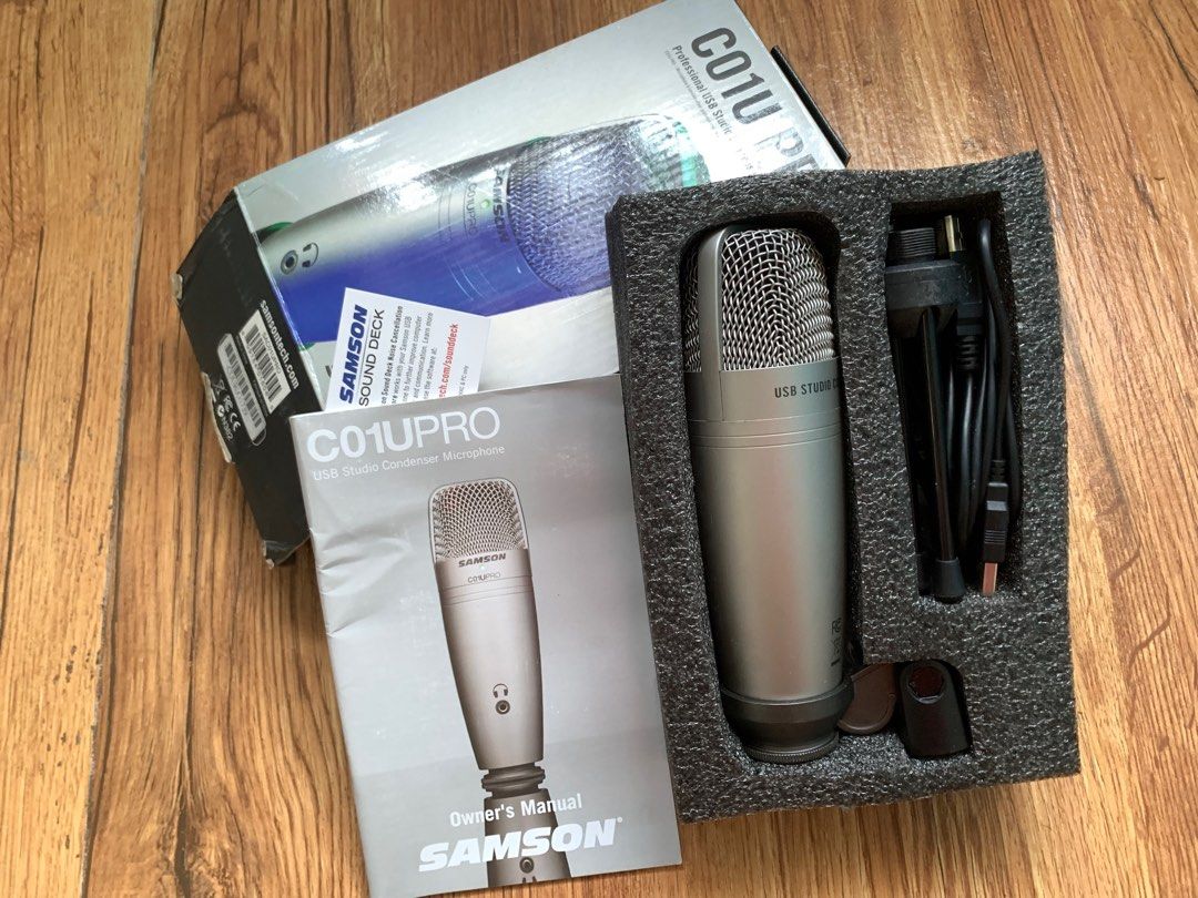 Samson CO1U Pro USB Condenser Microphone, Audio, Microphones on Carousell