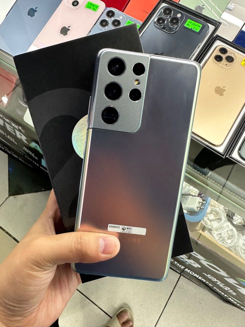 Samsung S21 ultra 5g 256gb 12gbram with box same serial, Mobile Phones ...