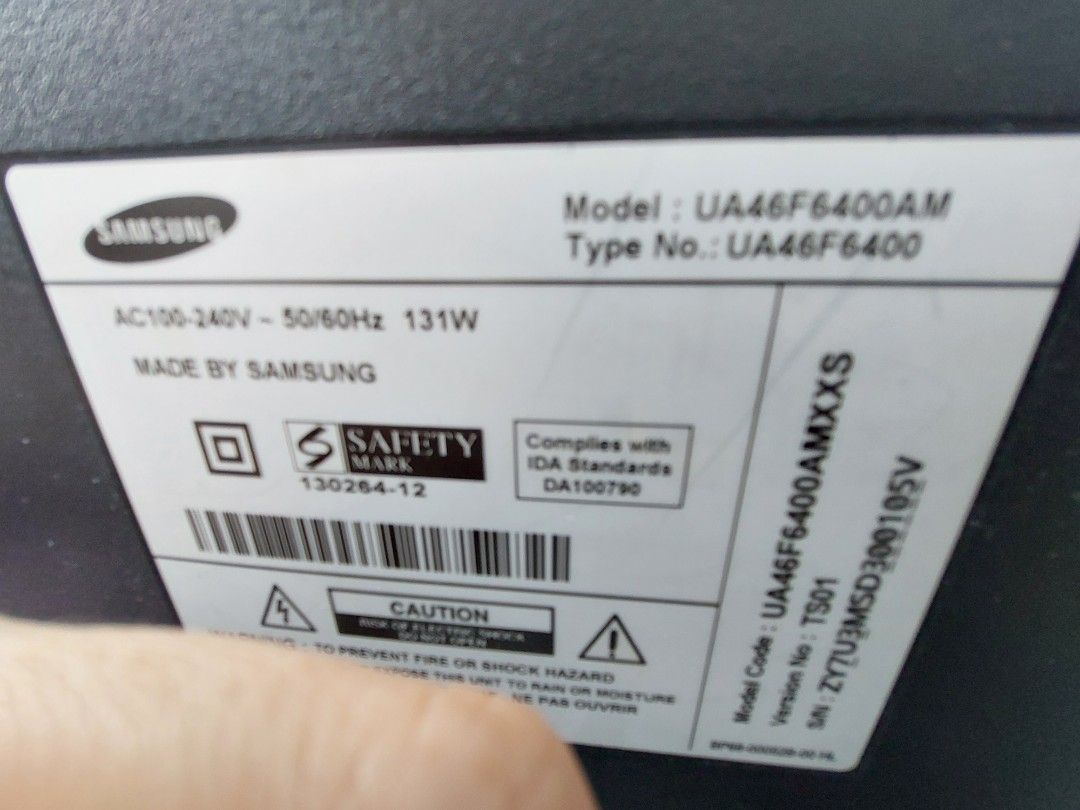 Samsung tv 46 inch, TV & Home Appliances, TV & Entertainment, TV on ...