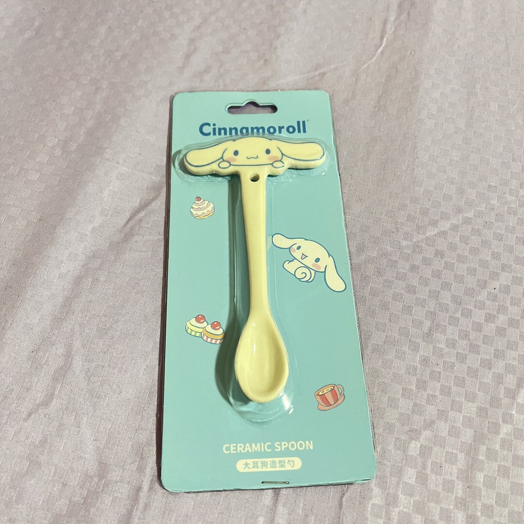 Sanrio Characters Cinnamon Roll Ceramic Stirring Spoon & Hello Kitty ...