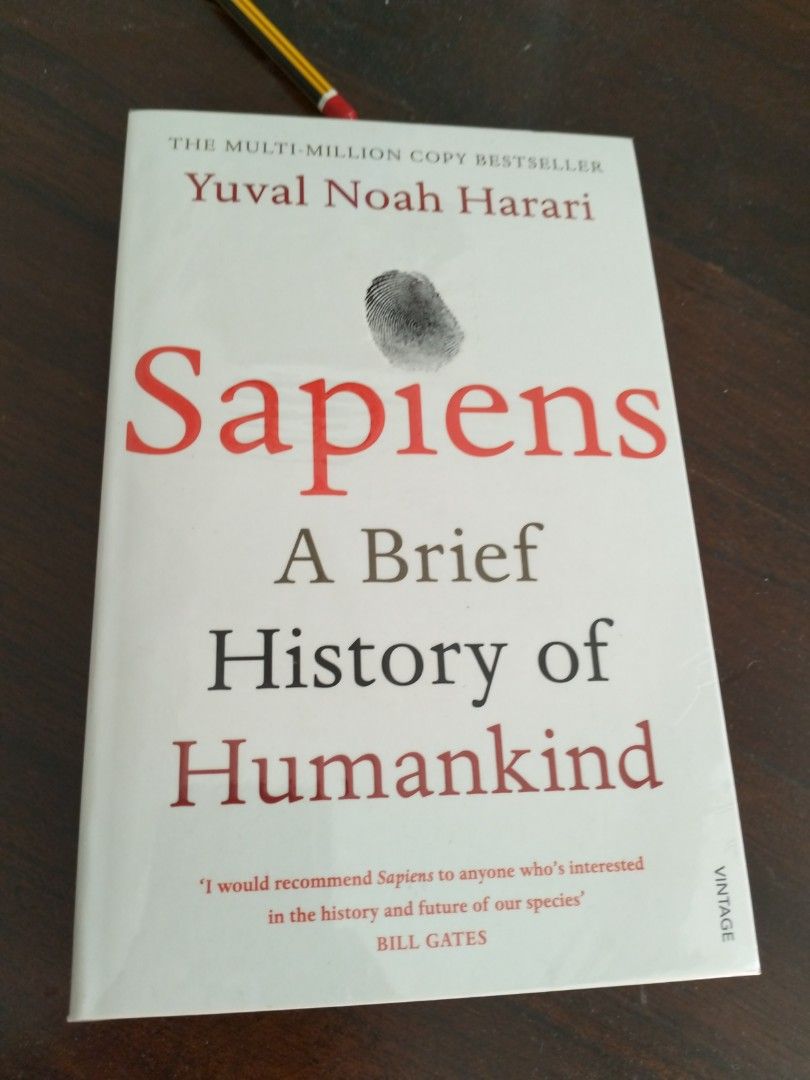 Sapiens A brief history of Humankind book, Hobbies & Toys, Books ...