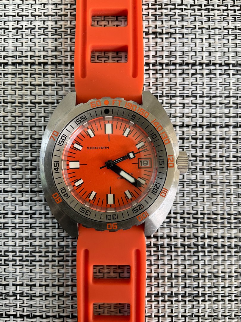 Seestern Doxa “Homage” - Seiko NH34/35 movement, Men's Fashion, Watches ...