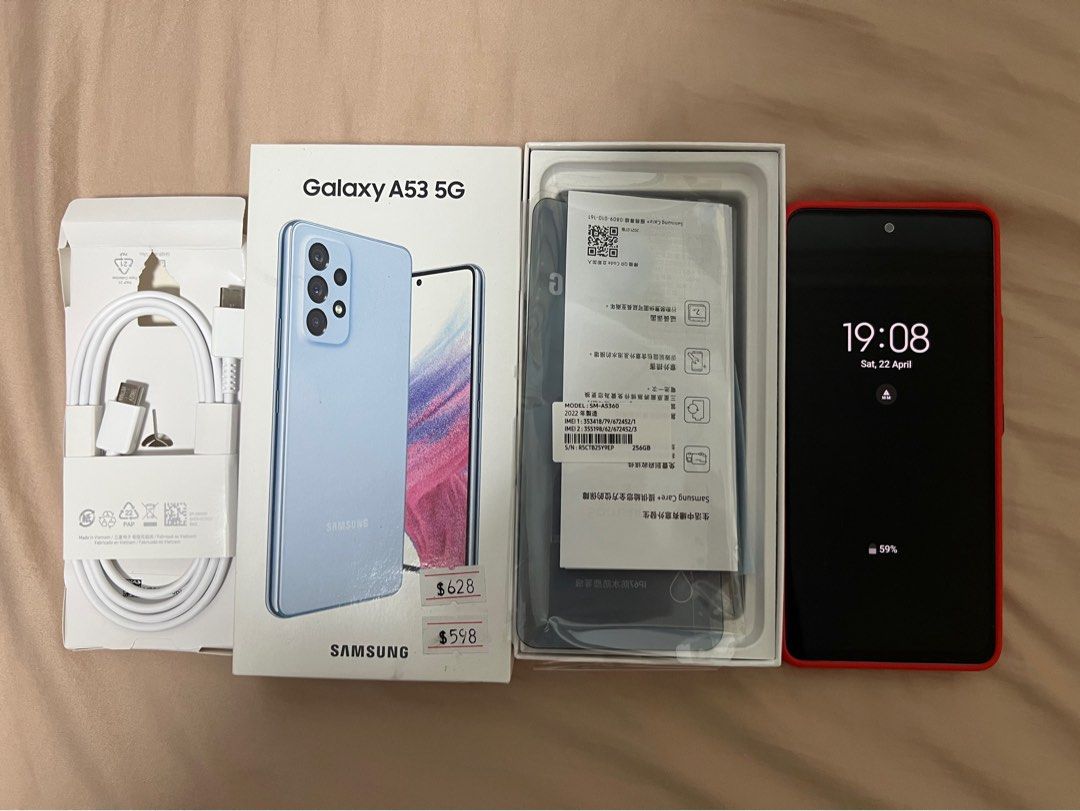 Selling Samsung Galaxy A53 5G 256GB Blue, Mobile Phones & Gadgets ...