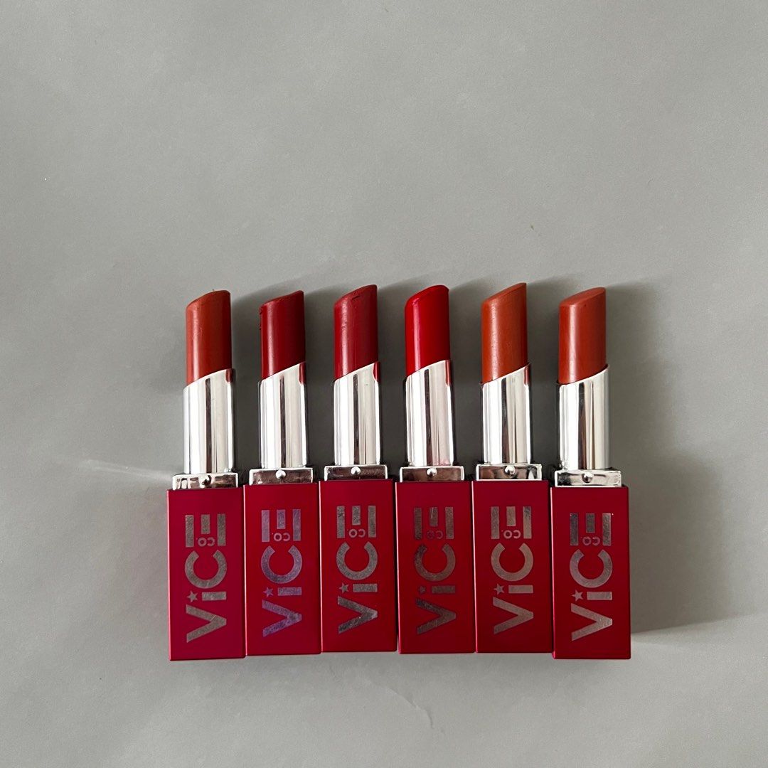 [SET] Vice Cosmetics Matte For All Flexi Matte Lipstick (Pigmented, Long-wearing, Matte ...