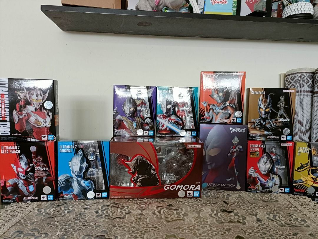 Sh figuarts ultraman gift 2 set for 10 figure with Alphamax ultraman ...