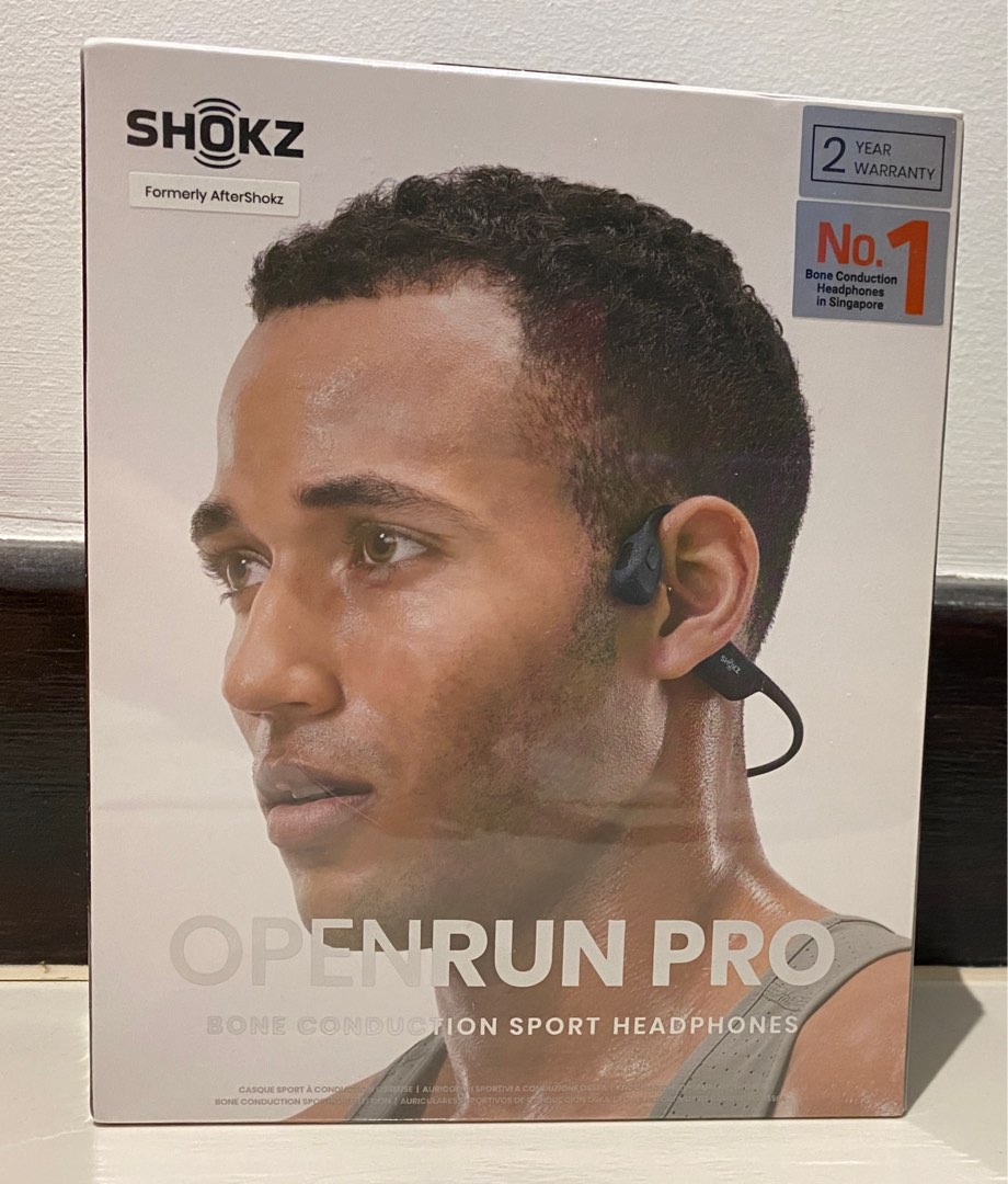 Shokz Openrun Pro Black S810, Audio, Headphones & Headsets on Carousell