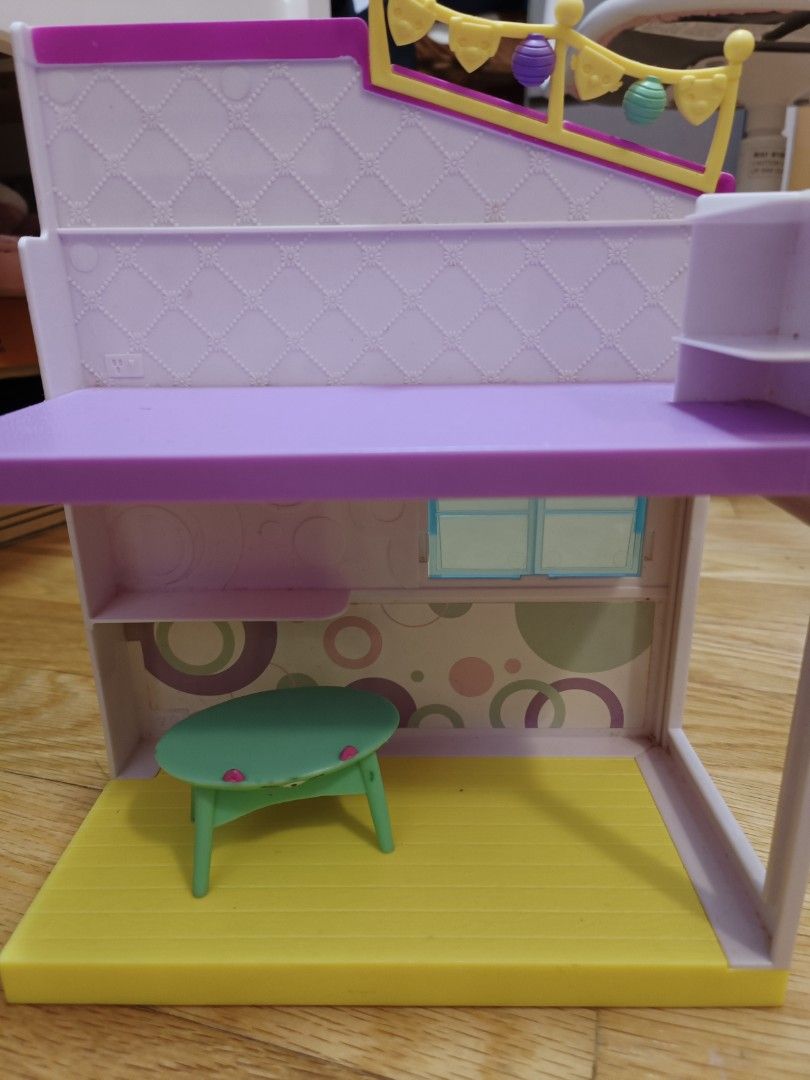 Shopkins doll house with stairs, Hobbies & Toys, Toys & Games on Carousell