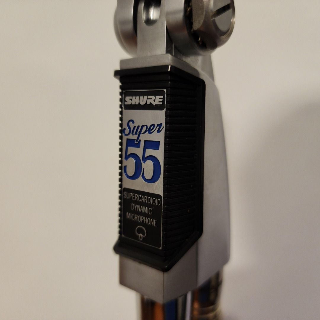 Shure Super 55 Super Deluxe Dynamic Vocal Microphone & On-Stage stand ...