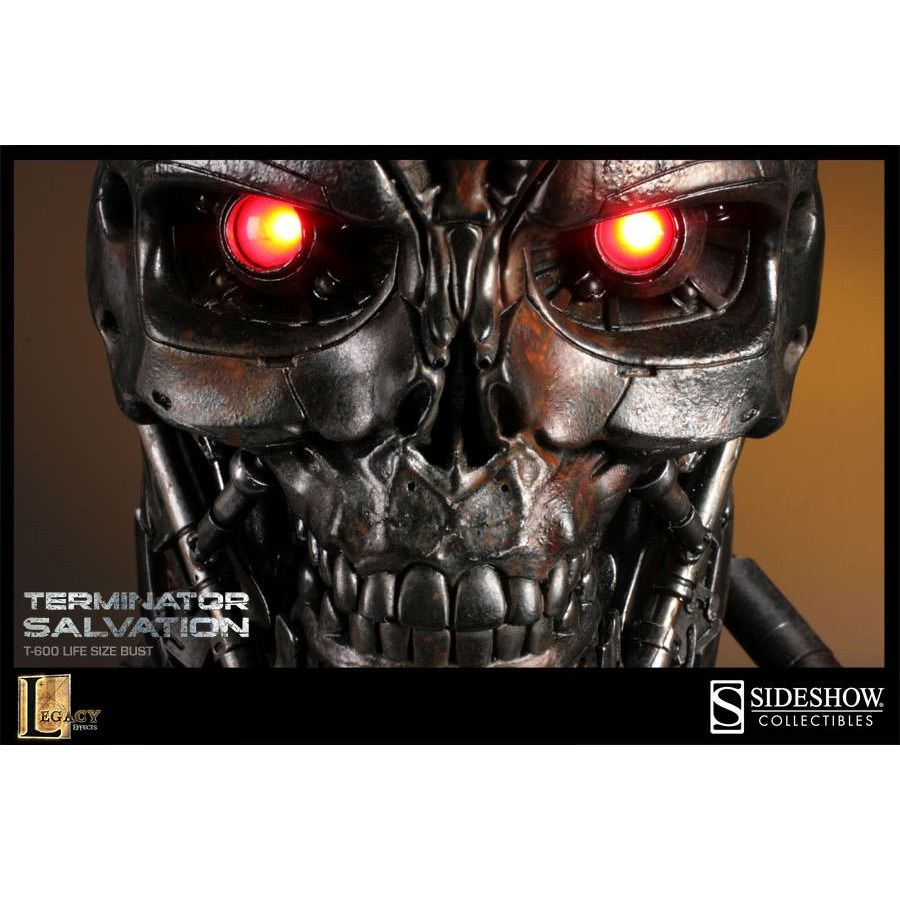 Sideshow T-600 Terminator Salvation Life-Size Endoskeleton 1:1 Scale ...